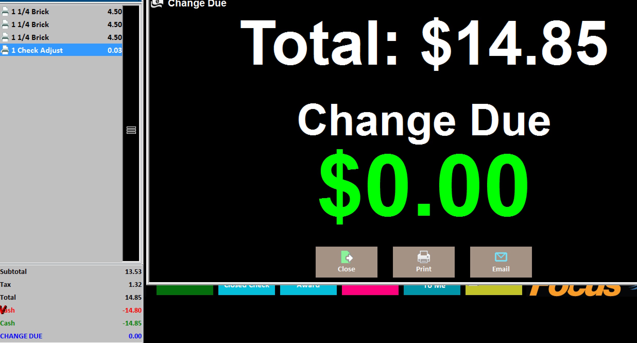 Remove Check With A Negative Cash Round