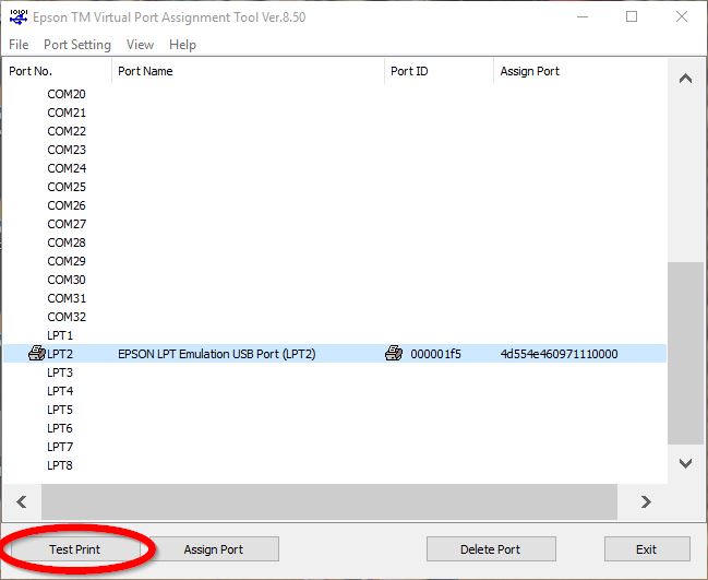 How to Configure Virtual Port for Epson USB Printers