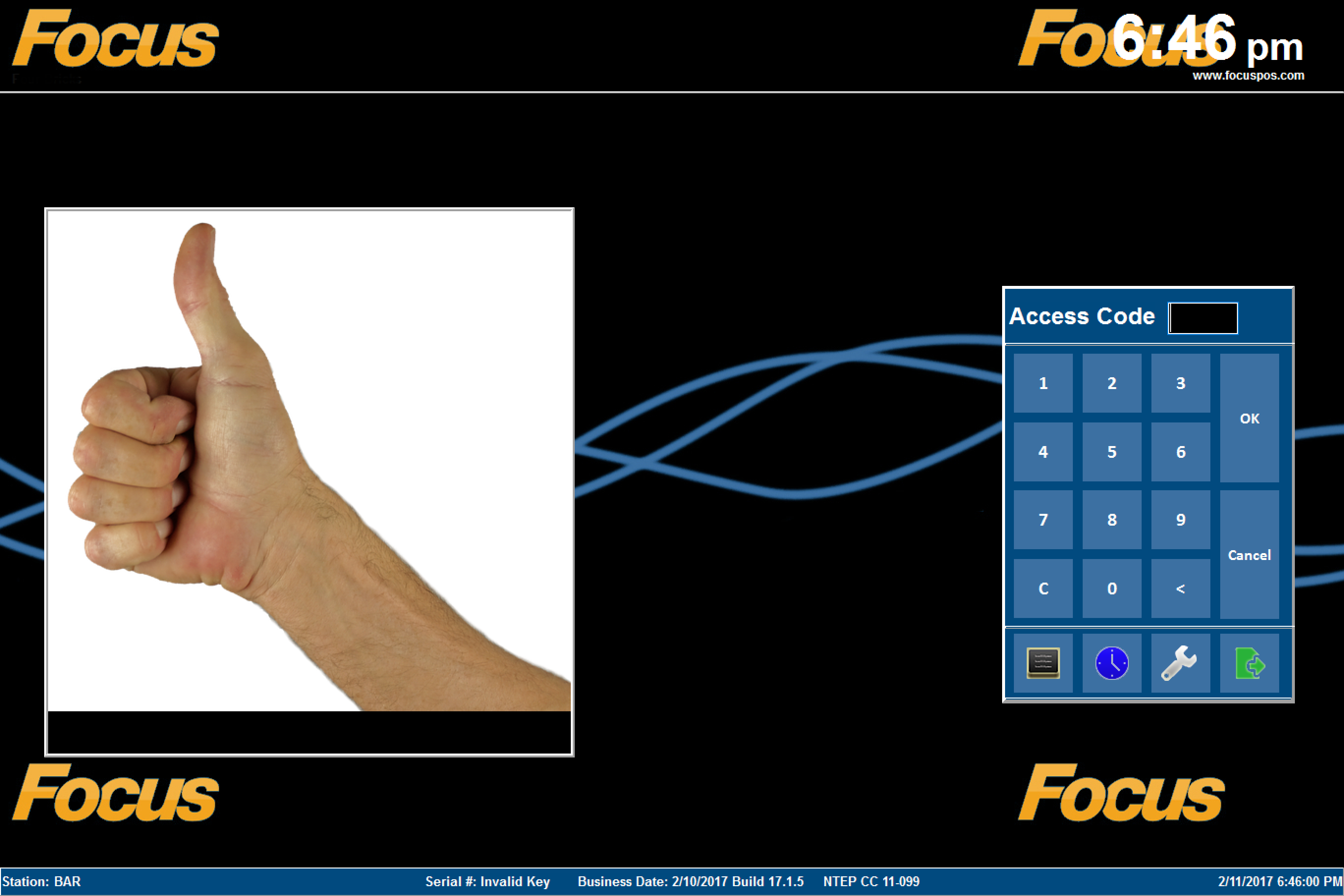How to display an image on the blackboard