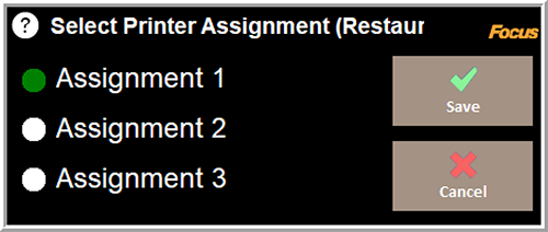 How to quickly change Printer Assignments